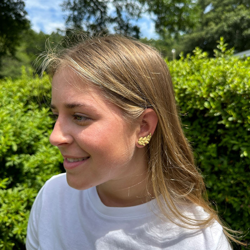 Laurel Studs – The Crafted Makerie